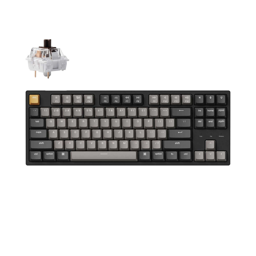 Keychron C1 Pro Teclado Mecânico TKL Com Fio – Keychron Brasil