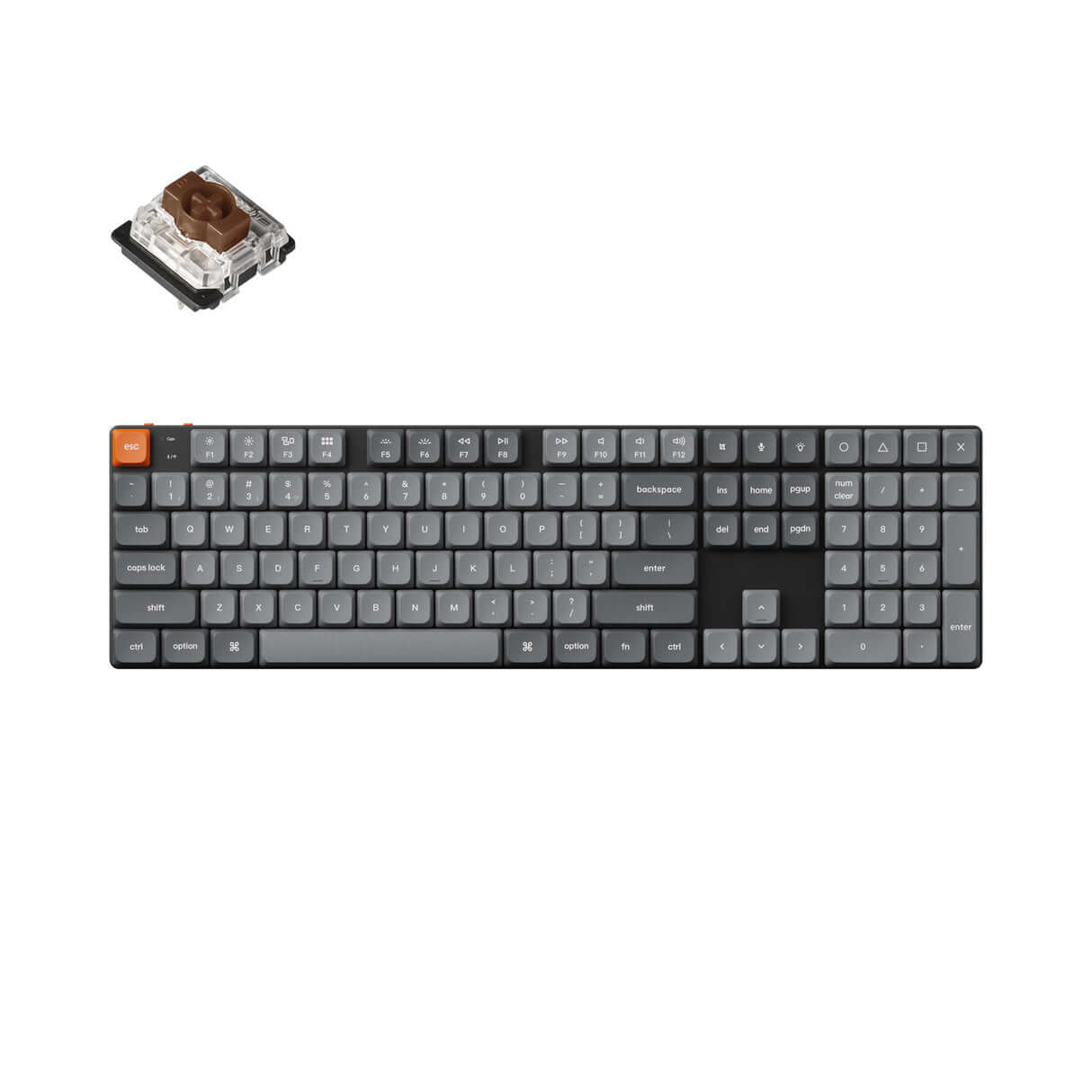 Keychron K5 Max | Teclado Mecânico 100% Wireless Low Profile – Keychron ...